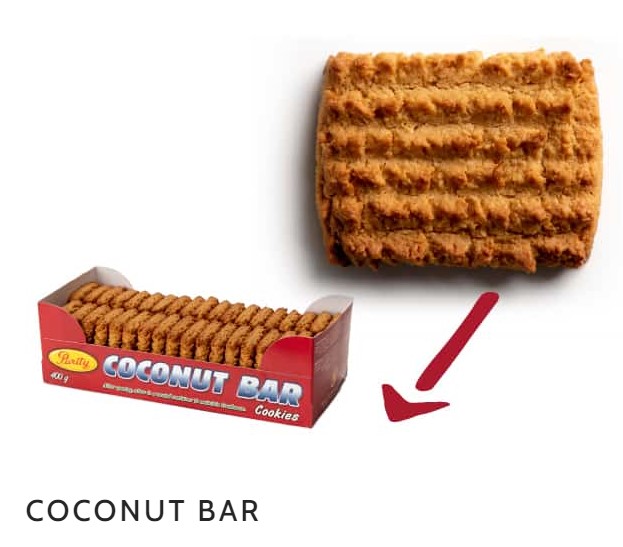 Purity Coconut Bar Cookies 400g - Maritime Market